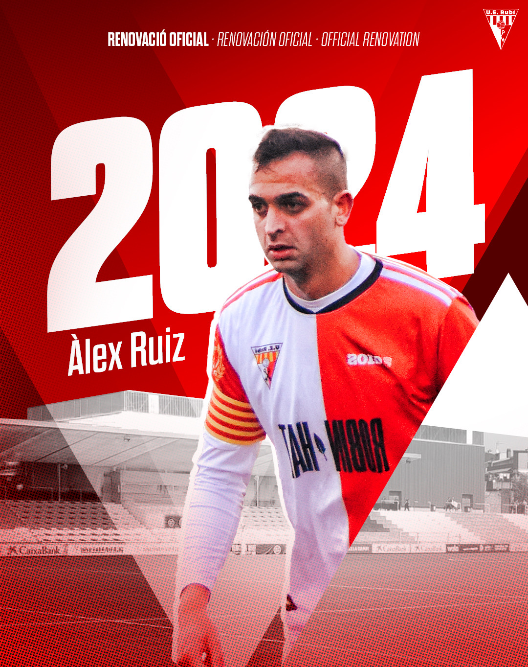 Àlex Ruiz renovat fins al 2024 - U.E. Rubí